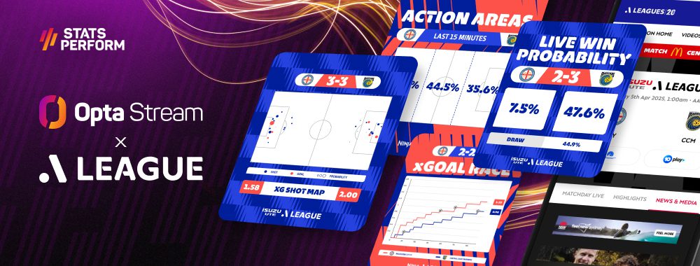 A-Leagues Extends with Stats Perform, Adds Opta Stream and Opta Search ...